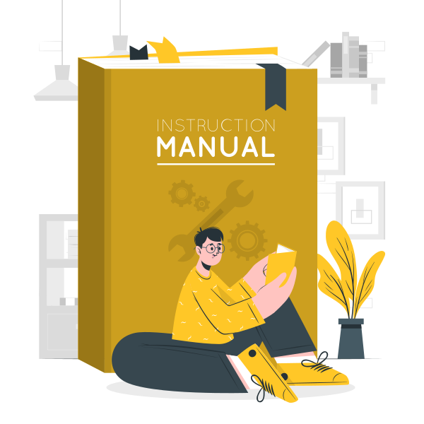 使用说明书矢量svg插画 SVG素材 - 免费下载 - PNG派